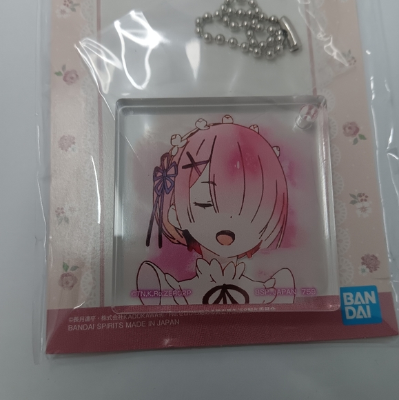 Bandai Namco | Other | Rezero Ram Acrylic Keychain Charm | Poshmark
